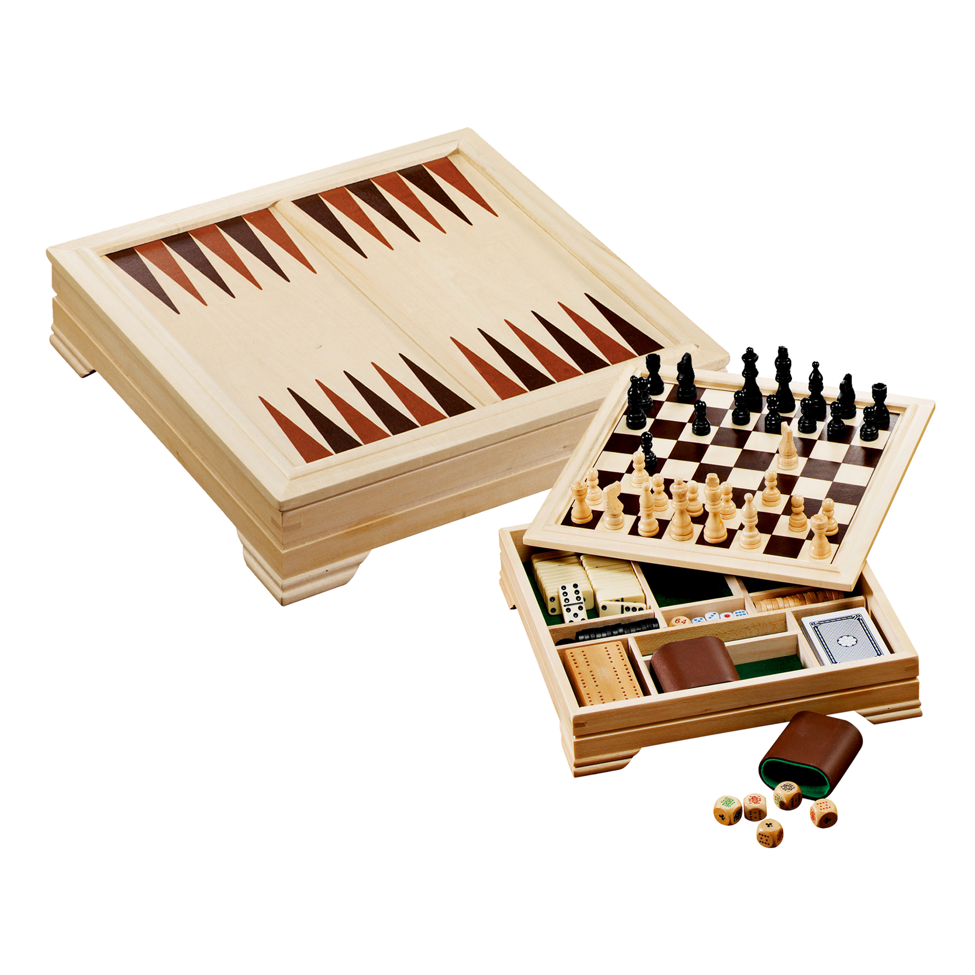 7-in-1 Classic Combo Game with Chess， Checkers， Cribbage & More もらって嬉しい ...