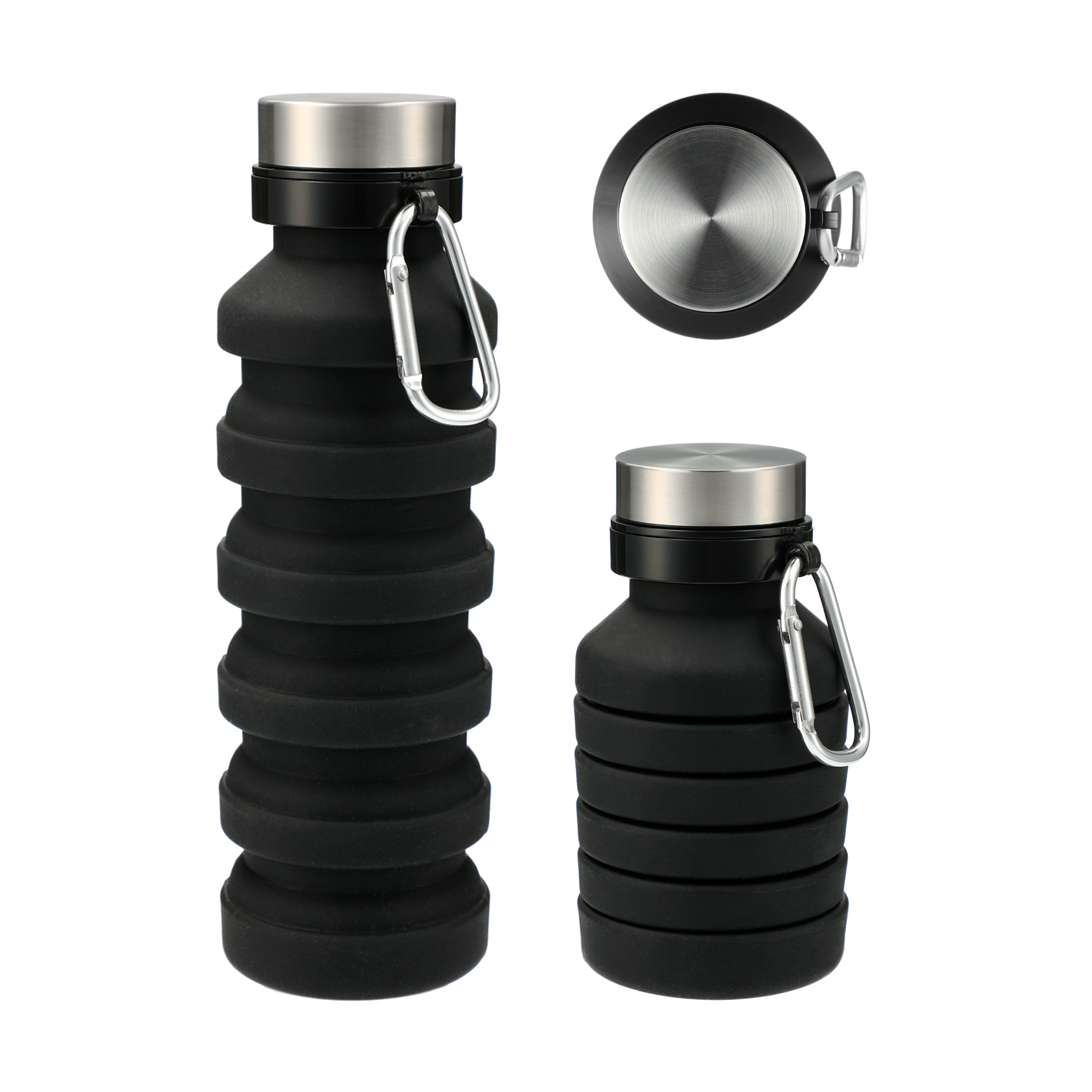 Customized Zigoo Silicone Collapsible Bottle (18 oz) | Printfection