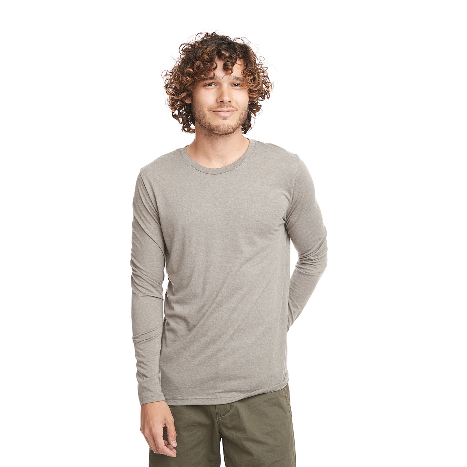 Customized Next Level Tri-Blend Long Sleeve Crew T-Shirt (Unisex ...