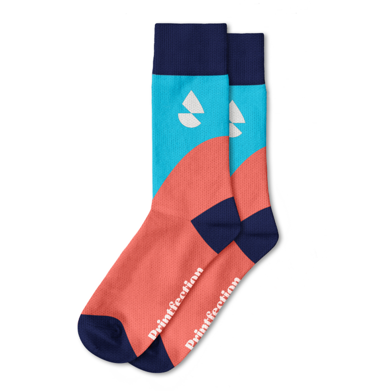 Customized Custom Merino Wool Crew Socks | Printfection