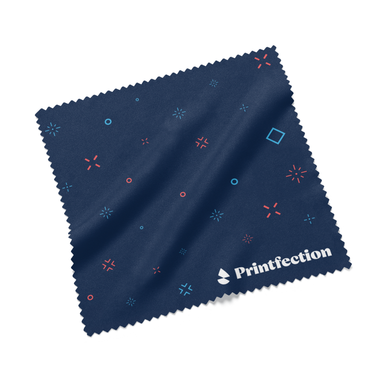 Customized Custom Dye-Sublimated 6" x 7" Microfiber Cloth | Printfection